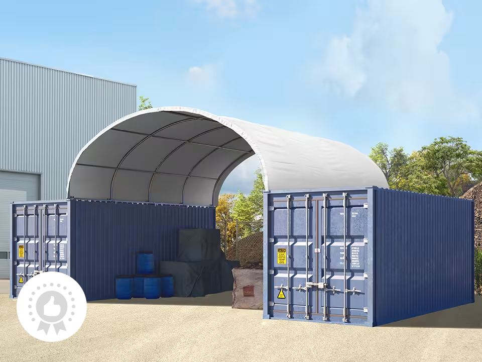 "Maximize Your Outdoor Space with the Durable and Versatile 6x6m Conta ...