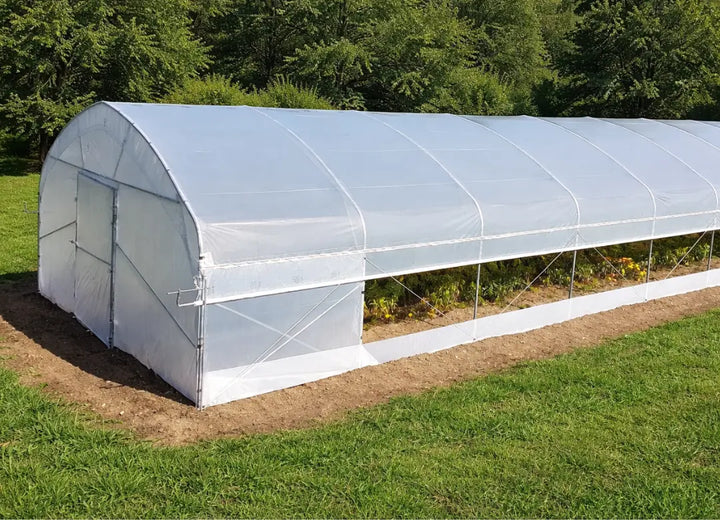 Tunnel Greenhouse 6×50 m | Extended Posts | 180 µm UV-5 Film | EU – TIM-DAM