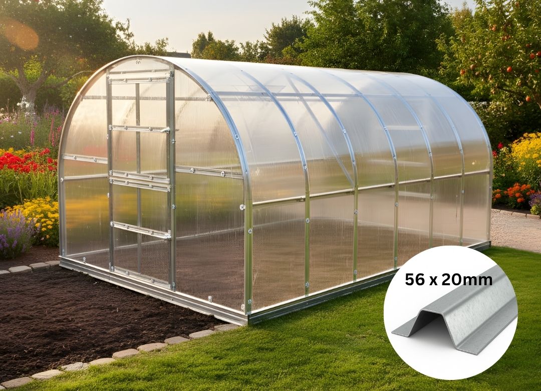 EURO Klasika Greenhouse – Durable Polycarbonate Garden Solution – TIM-DAM