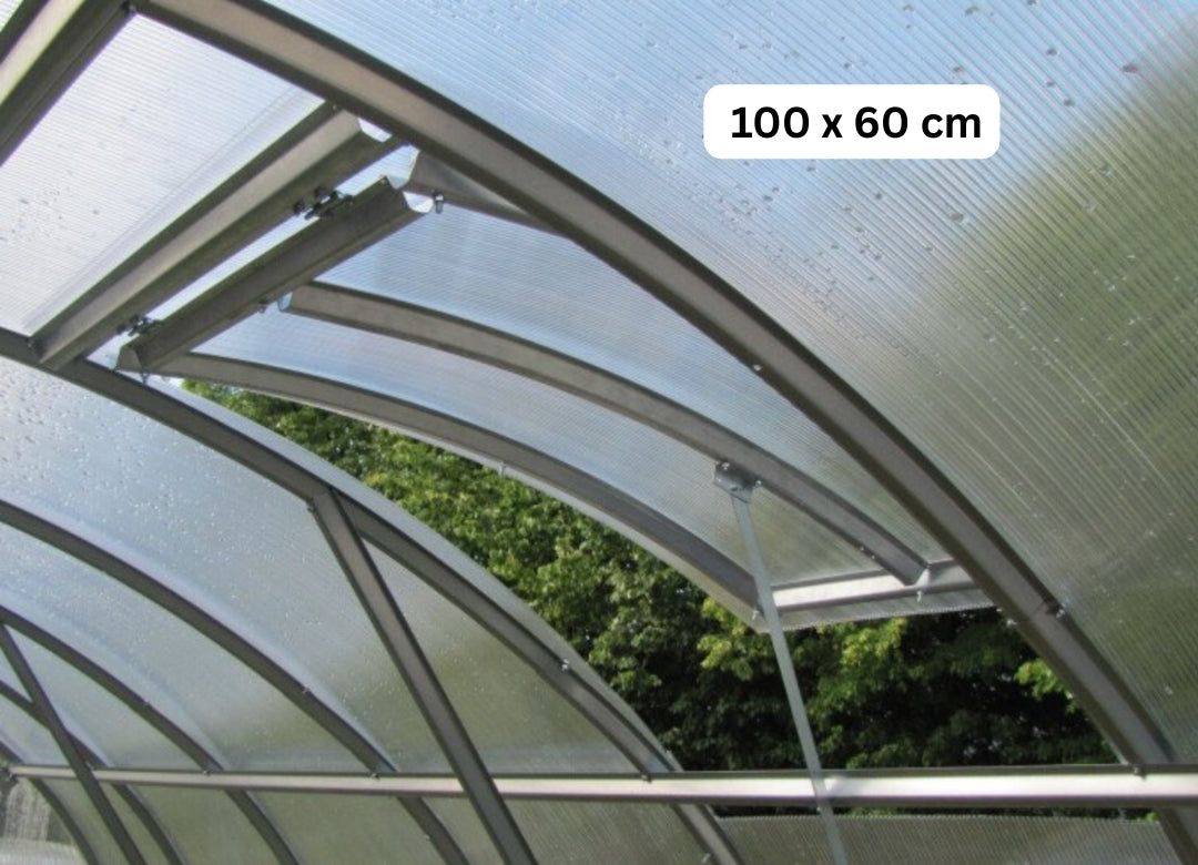 Additional skylight for greenhouses EURO KLASIKA 100x60cm – TIM-DAM